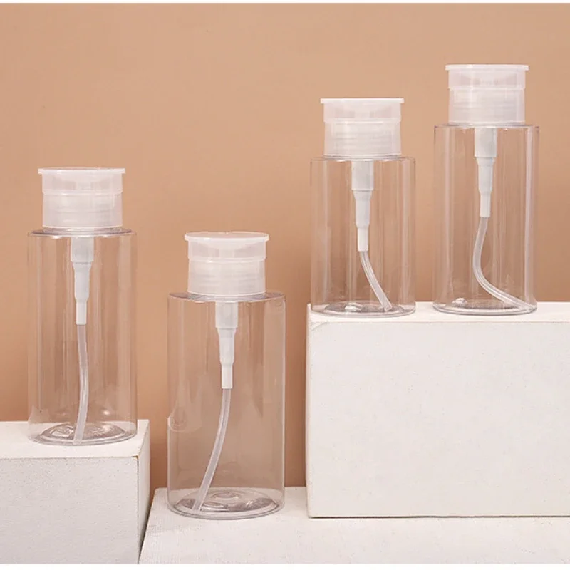 150/200/300ml Refillable Bottles Liquid Press Pumping Dispenser Bottle ...