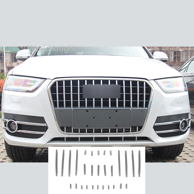 For Audi Q3 2013-2015 Front Grille Trim With Bright Frame In Chrome ...