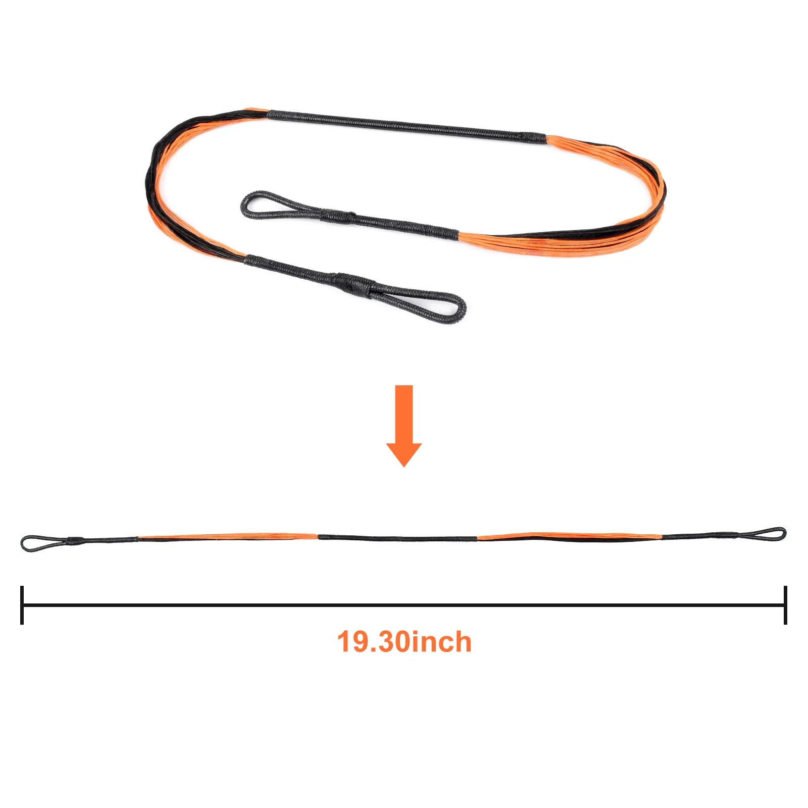 Pistol Crossbow 17.5" Replacement Crossbow String For Cobra 50-80 Lbs s ...