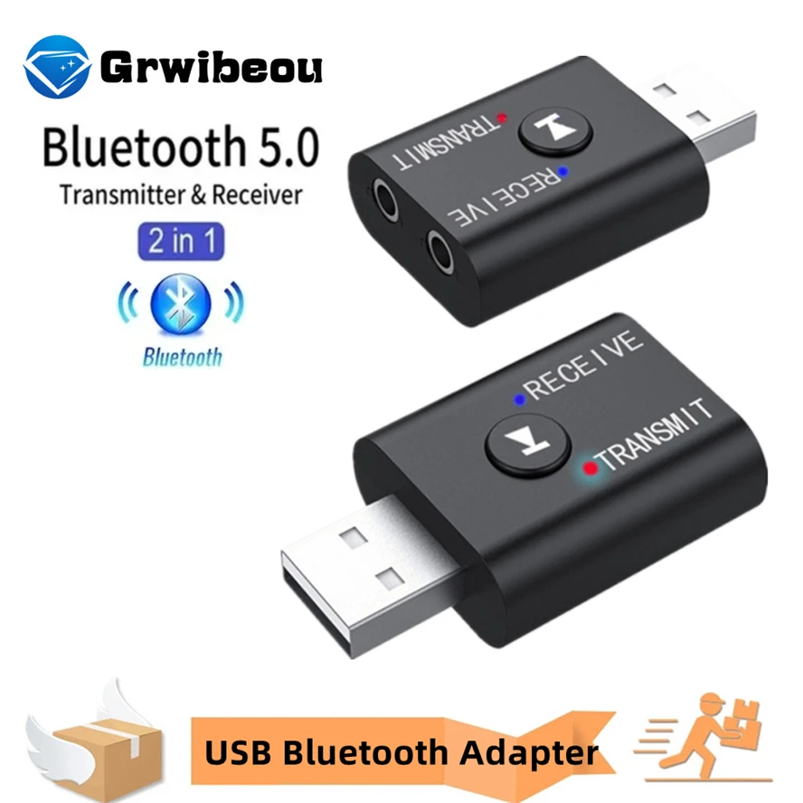 USB-Bluetooth-5-0-Audio-Transmitter-Receiver-3-5mm-AUX-Jack-RCA-USB ...