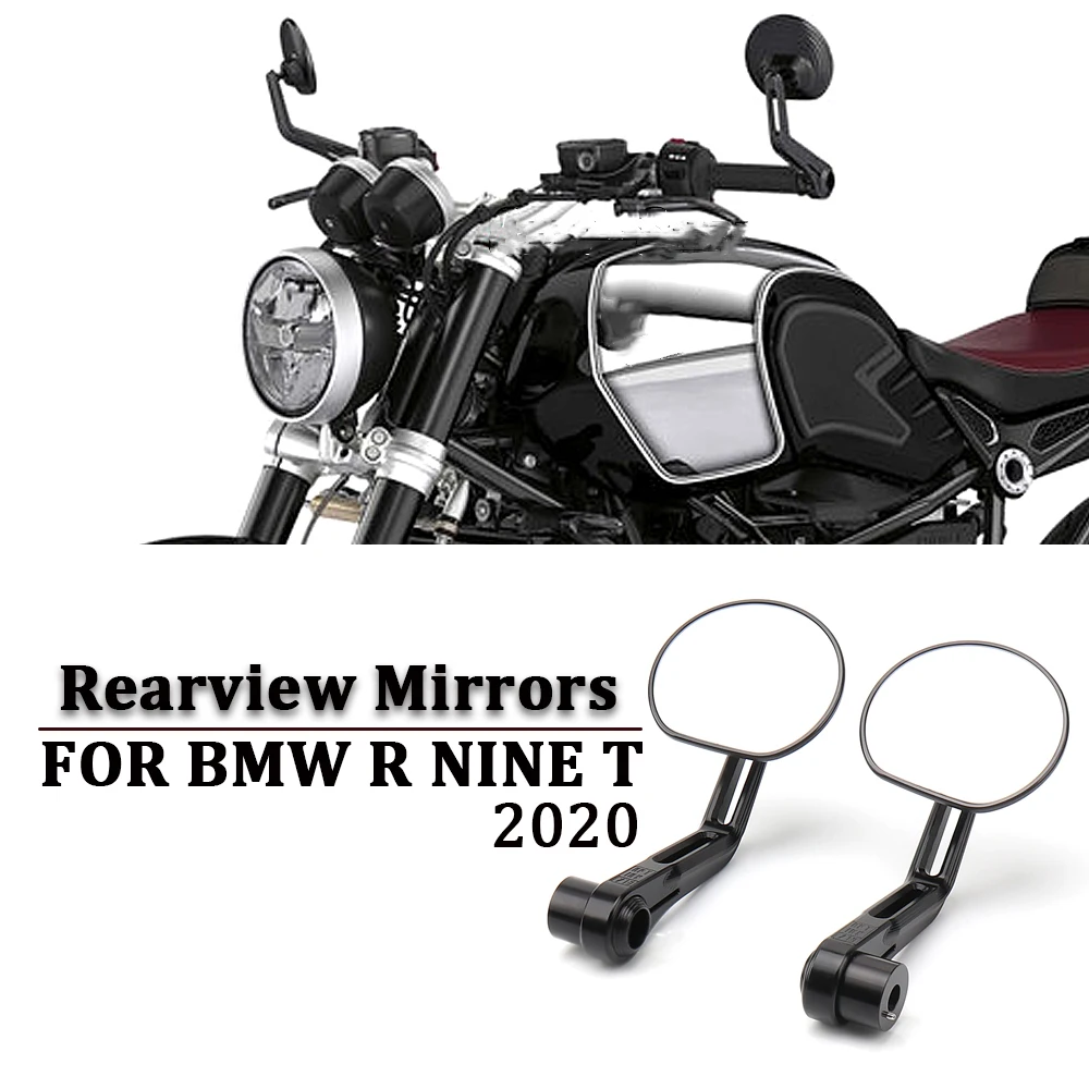 Motorcycle-Rearview-Mirrors-RNINET-Handlebar-Bar-End-Rear-View-Mirrors ...