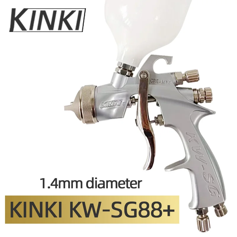 Japan KINKI KW-SG 88+ Spray Gun Car Paint Coating 1.4mm Nozzle High ...