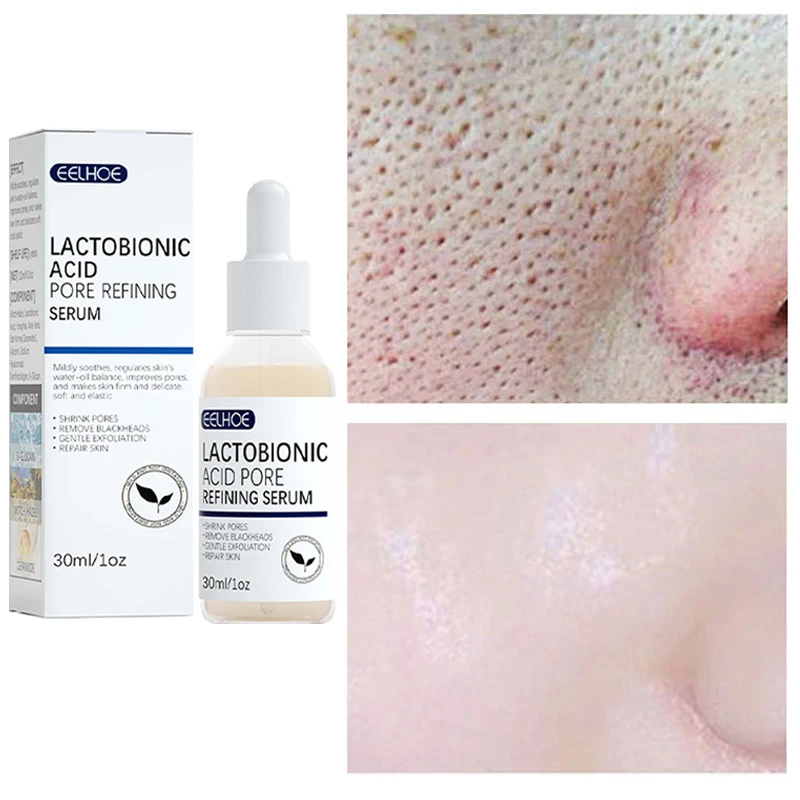 Lactobionic-Acid-Hyaluronic-Acid-Pore-Shrink-Face-Serum-Moisturizing ...
