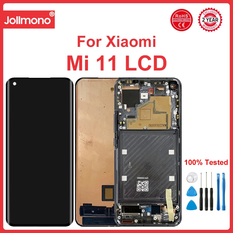 6-81-Mi-11-Display-Screen-for-Xiaomi-Mi-11-M2011K2C-M2011K2G-Lcd ...