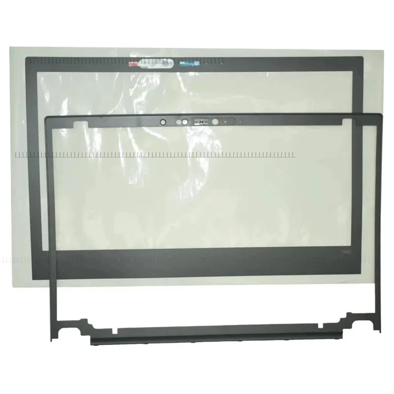 A+ New 01YR488 For T480 20L5 20L6 LCD Front Bezel Sheet Stikcer &Bezel ...