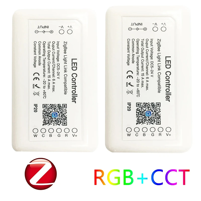 Tuya-Zigbee-Smart-LED-Controller-RGB-CCT-Controller-6pin-Light-Strip ...