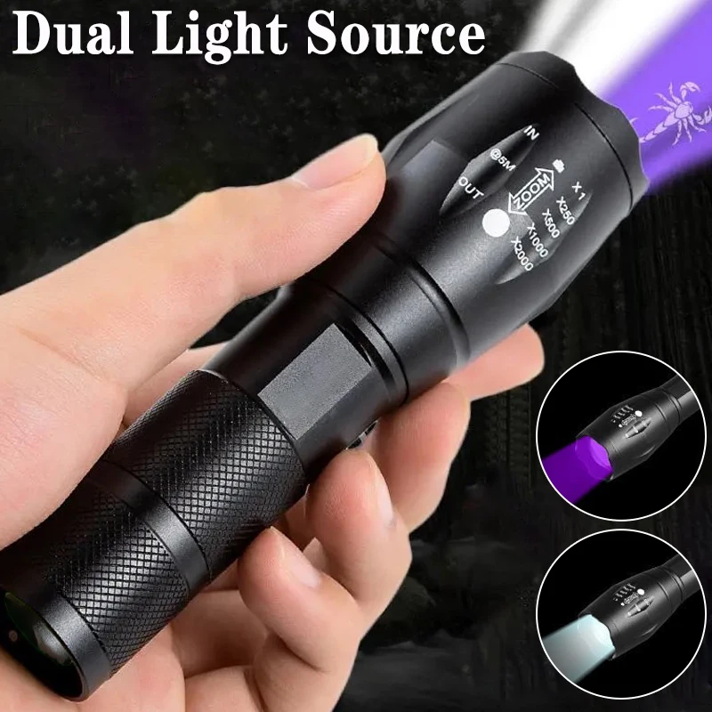Purple Led Flashlight Scorpions | Portable Uv Flashlight | Powerful Uv ...