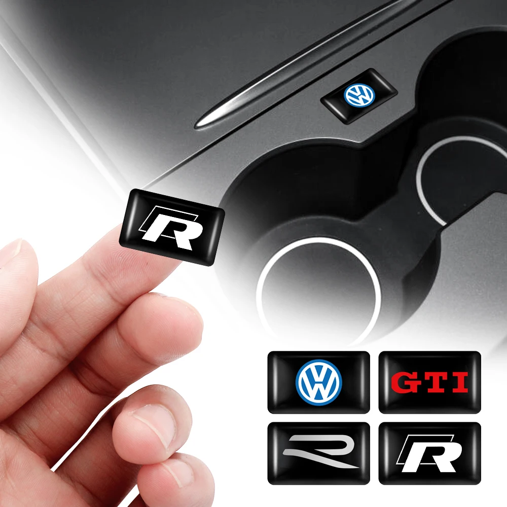 10Pcs-Epoxy-Car-Interior-Stickers-Decorative-Accessories-For-Volkswagen ...