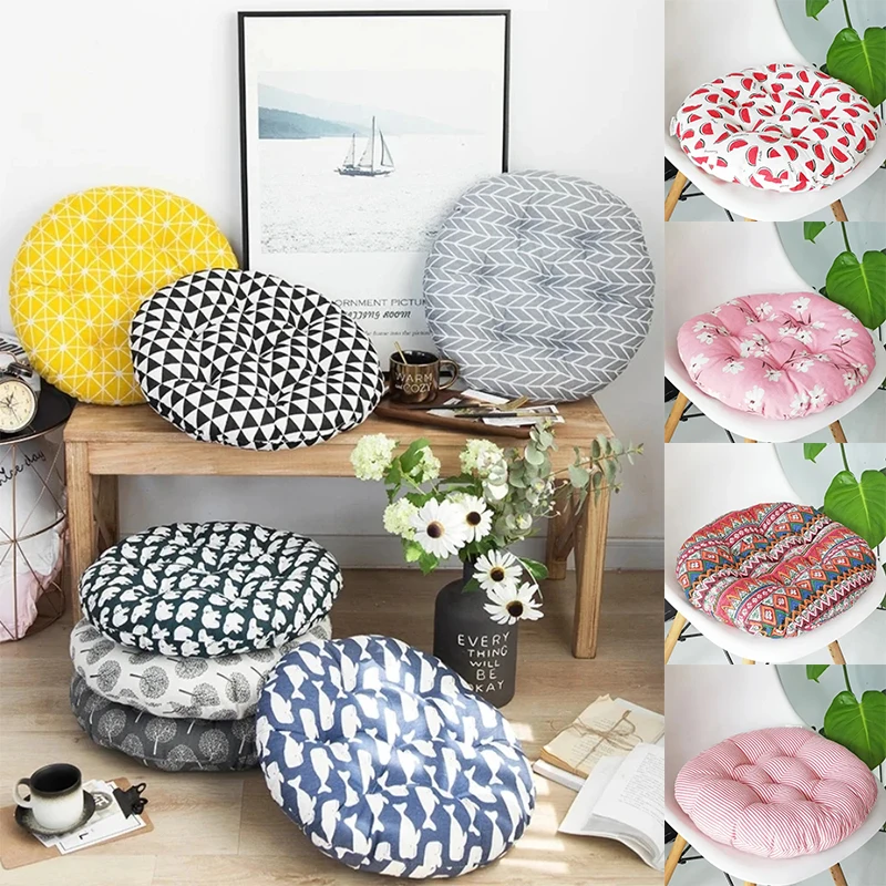 1PC-Round-Cushion-40x40-45x45-50x50-Office-Chair-Sofa-Cushion-Tatami ...