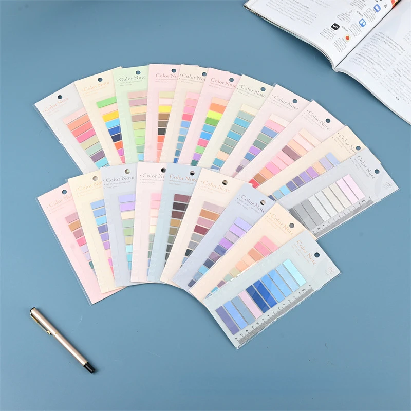 200-Sheets-Transparent-Sticky-Notes-Self-Adhesive-BookMarkers-Posted-It ...