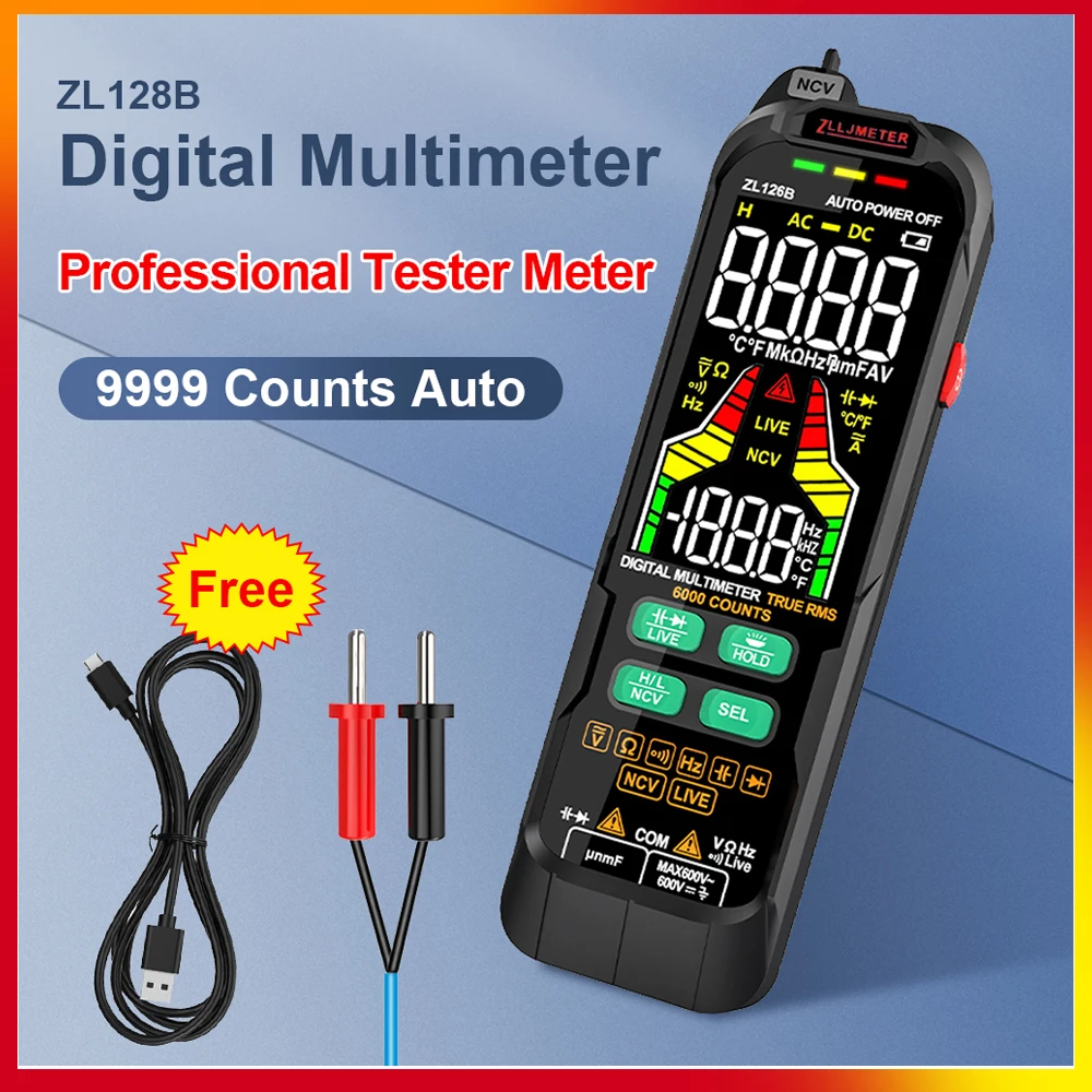 Digital-Tester-Multimeter-ZL126B-ZL128B-Professional-Tester-Meter-AC-DC ...