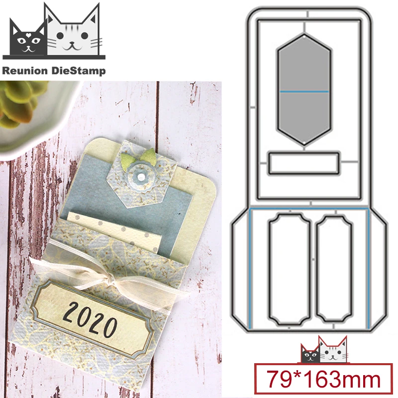 Gift-Box-Label-Making-Cutting-Dies-Scrapbooking-Embossing-DIY-Card-Make ...