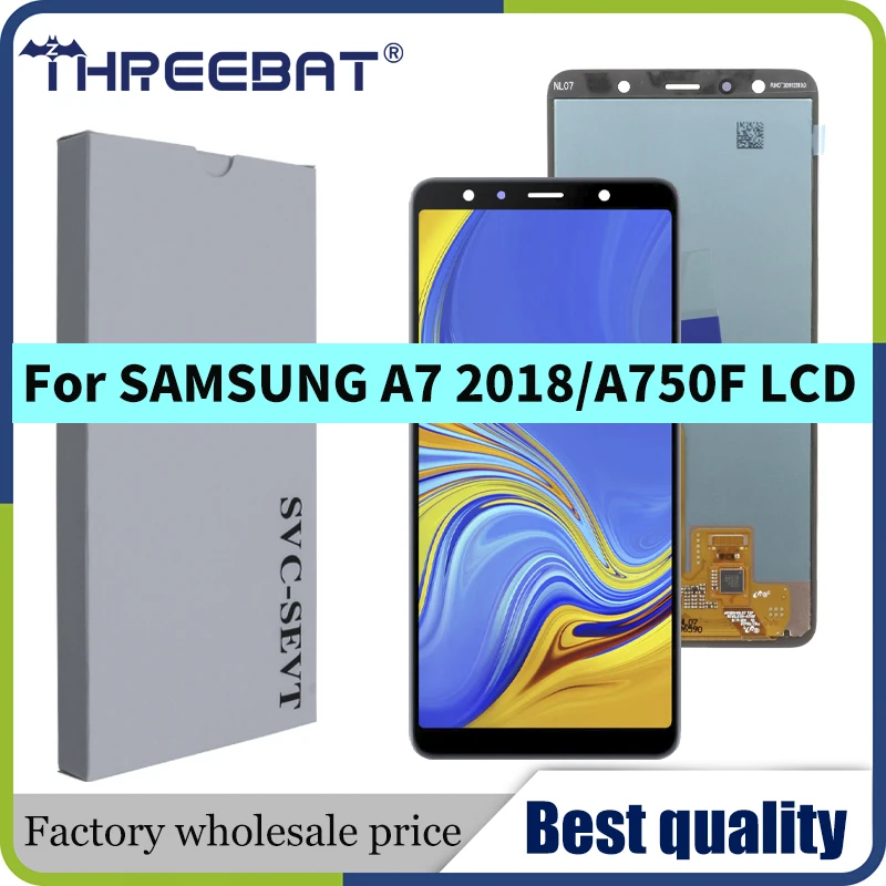 6-0-Super-AMOLED-LCD-For-Samsung-A7-2018-A750-SM-A750F-A750F-LCD ...
