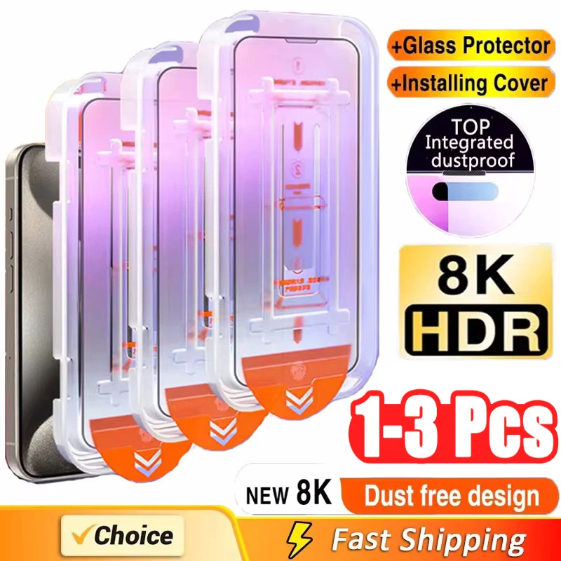 1-3Pcs-Oleophobic-Coating-Dust-Free-Easy-Installation-Screen-Protector ...