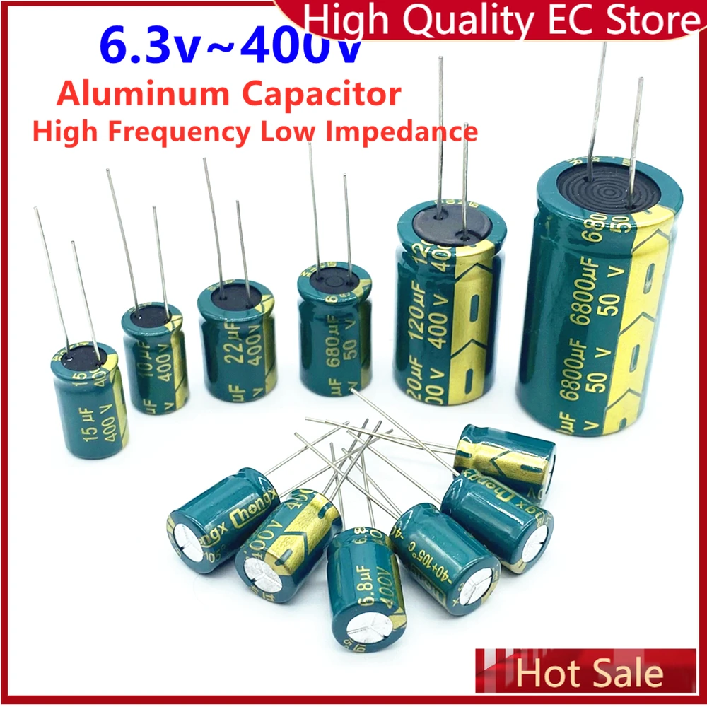 Aluminum-Electrolytic-Capacitor-10V-16V-25V-35V-50V-400V-High-Frequency-Low-ESR-100UF-220UF ...