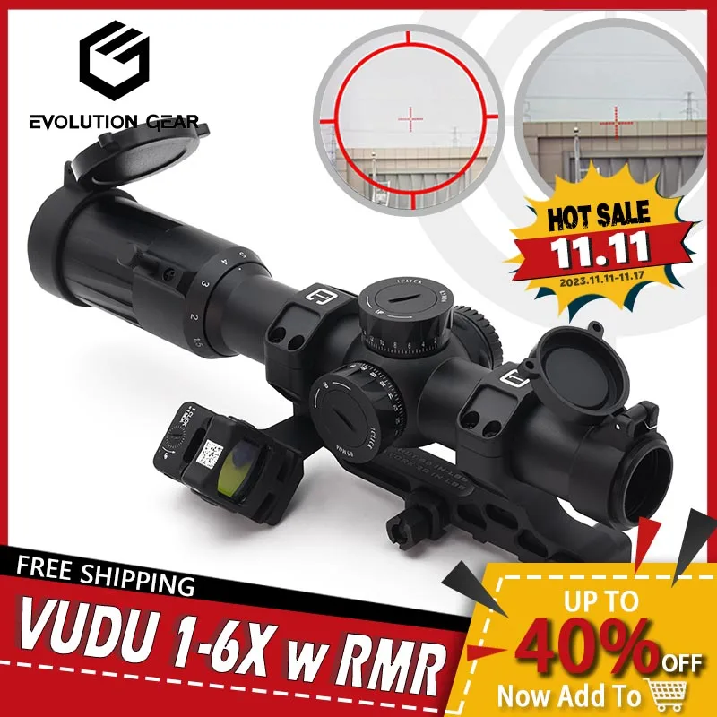 EvolutionGear-Vudu-scope-FFP-LPVO-SR1-Reticle-1-6x24MM-Riflescope ...