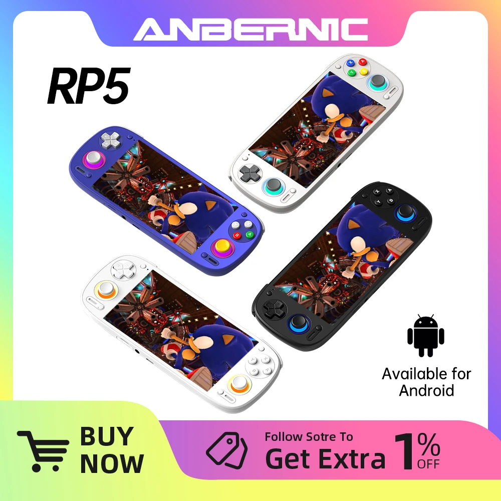 Retroid Pocket 5 RP5 Retro Console de jogos portátil Consoles de ...
