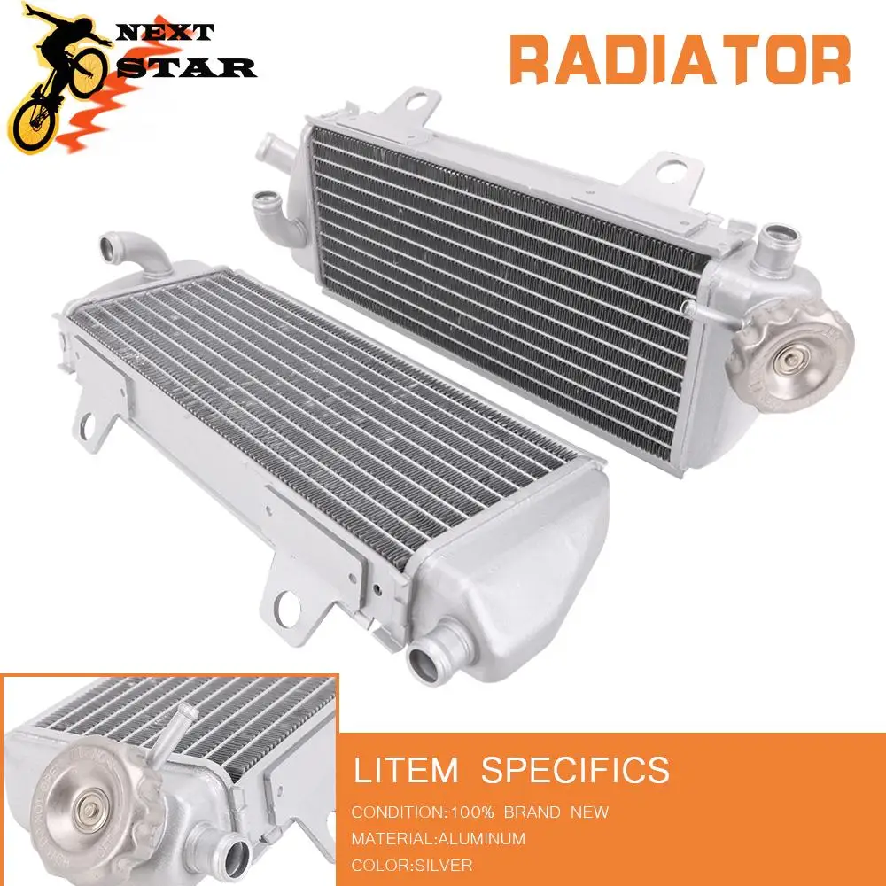 Radiador para tanque de água, 2 motocicletas, radiador de alumínio para ktm, sx, sxf, visual 125 ...
