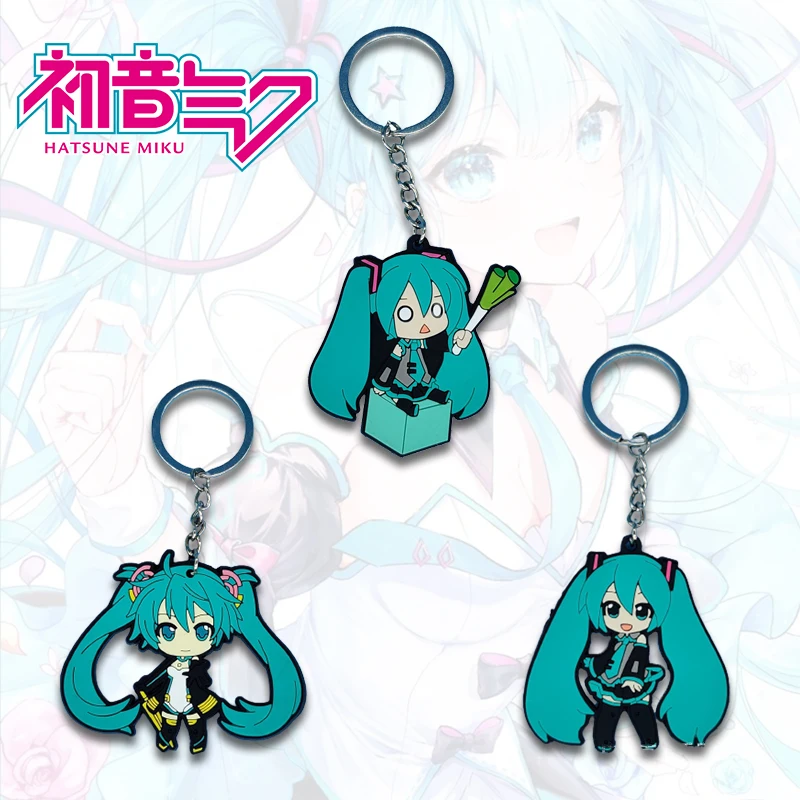 Hatsune-Miku-PVC-Keychains-Anime-Figure-Cute-Pendant-Virtual-Singer ...