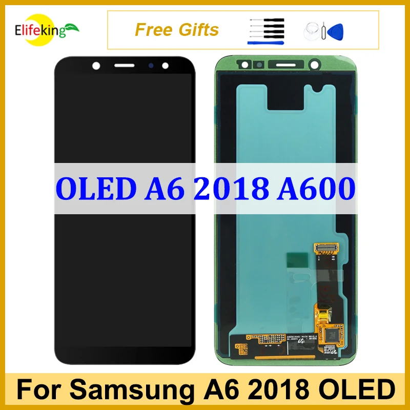 AMOLED-LCD-For-Samsung-Galaxy-A6-2018-A600-Display-Touch-Screen-A600F ...