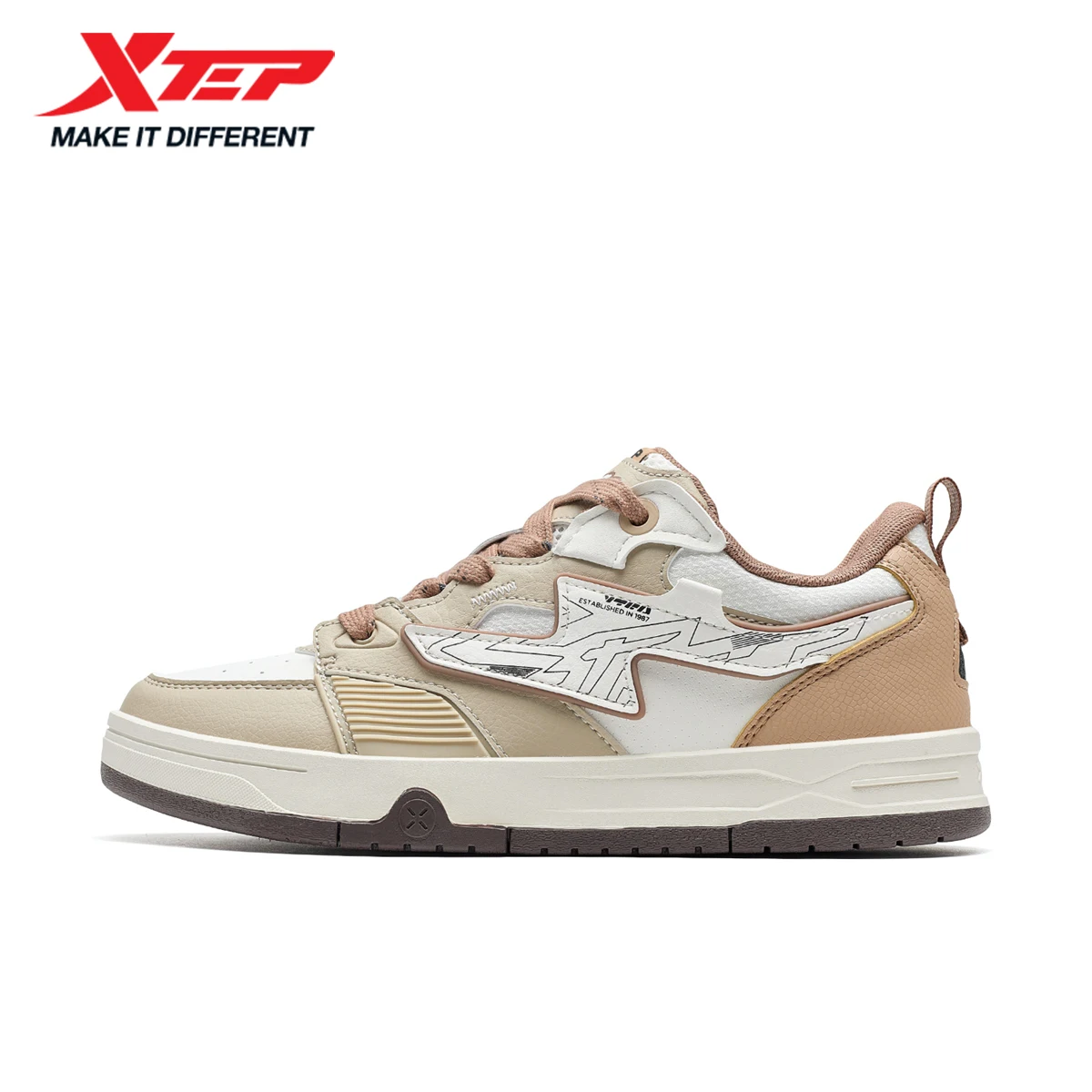 Xtep YUJIE Skateboarding Shoes For Women 2025 Summer Breathable Casual ...