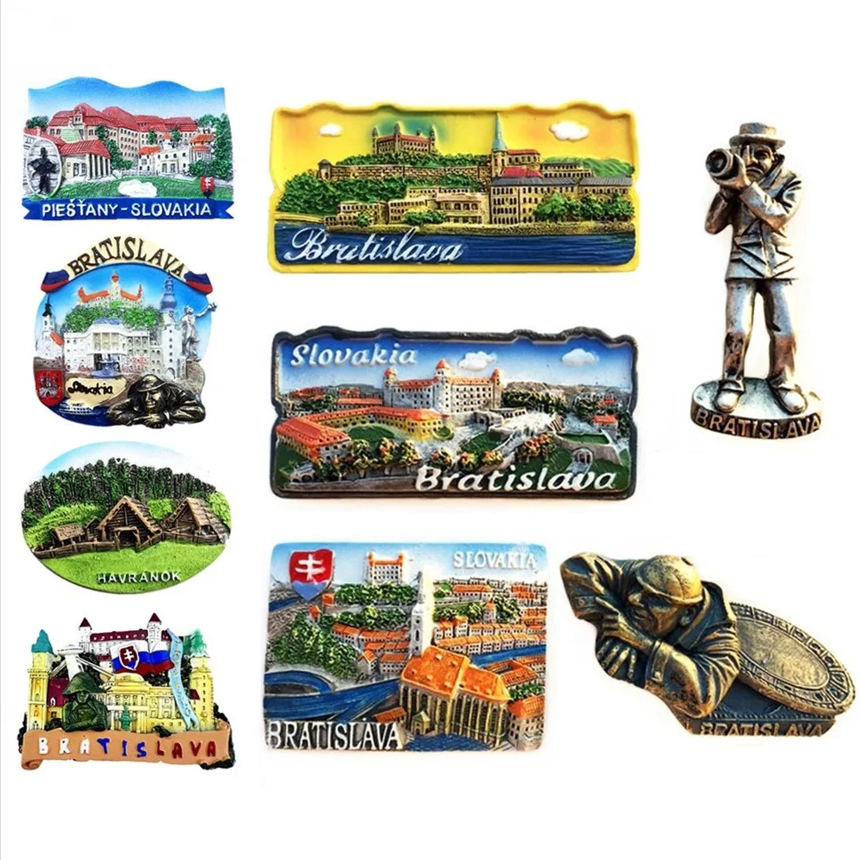 Europe Slovakia Tourist Souvenir Magnetic Refrigerator Sticker ...