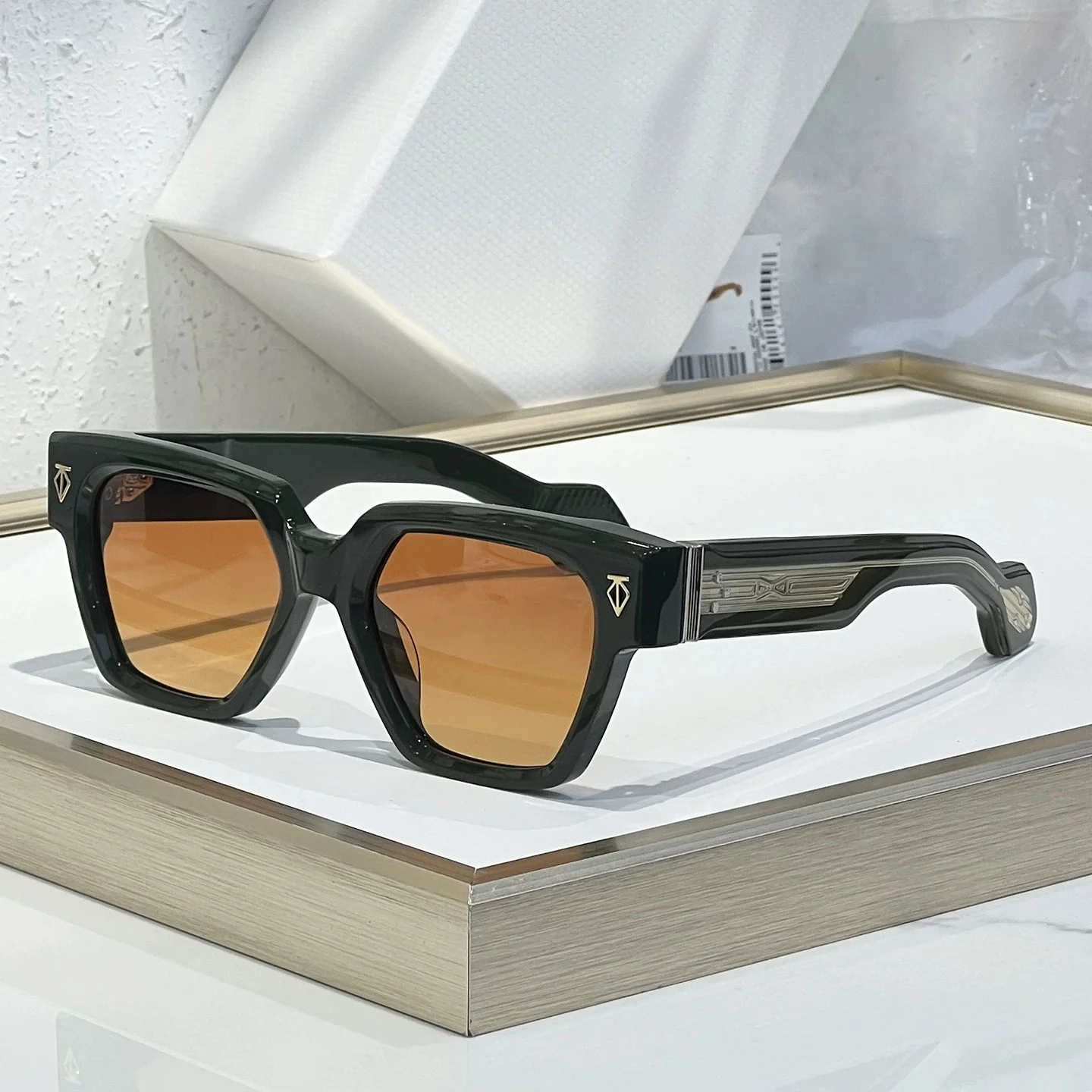 UTOPIA Belight Optical Thicken Handmade Acetate Men Women Vintage Retro ...