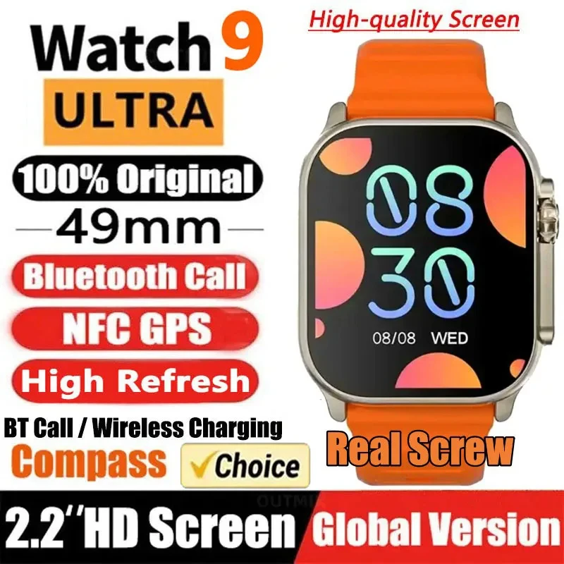 New-Smart-Watch-9-Ultra-Gen-2-Watch-Ultra-IWO-Watch-Ultra-NFC ...