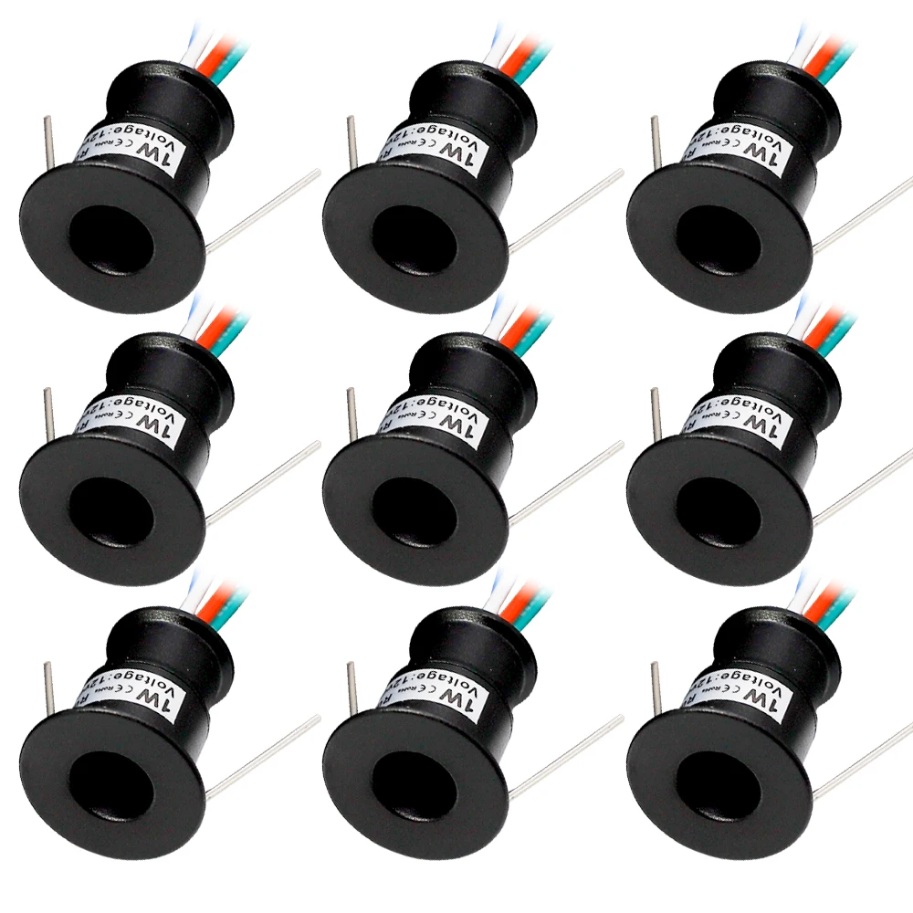 DC12V-Mini-Spotlight-RGB-Dimmable-Ceiling-Light-15mm-Cutout-1W-Indoor ...