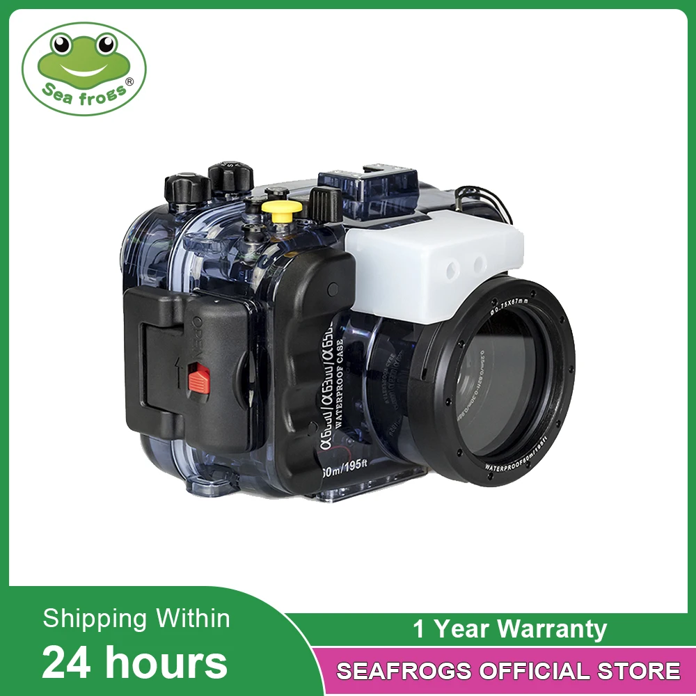 Seafrogs-195FT-60M-Waterproof-Underwater-Diving-Camera-housing-for-Sony ...
