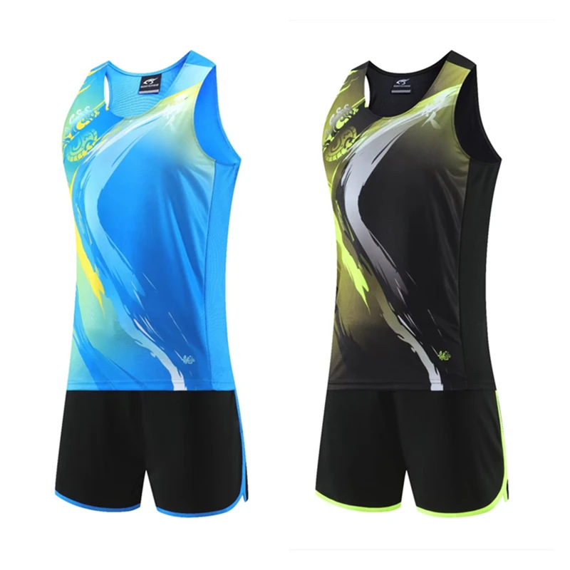 Track and Field Sets for Men Women Boys Girls Thin Running Vest Shorts ...