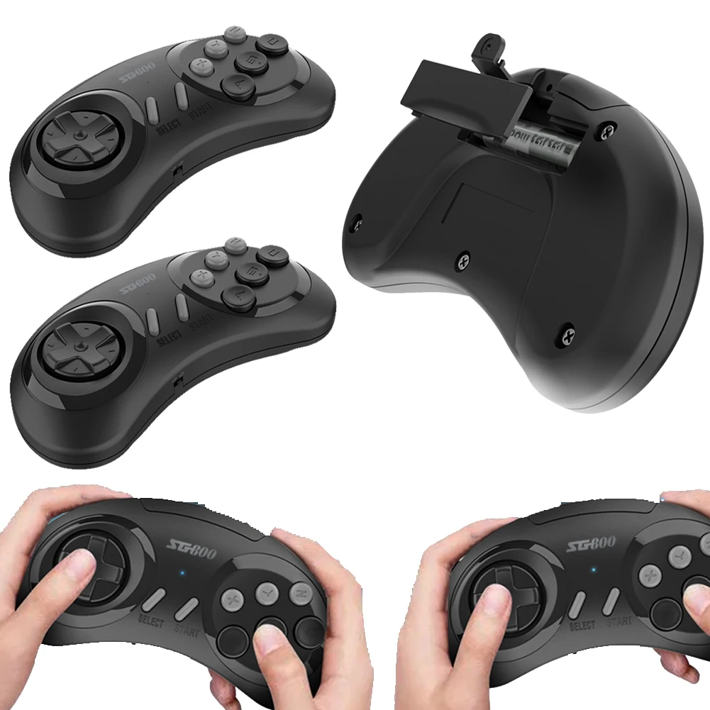 SG800-Retro-Game-Console-Wireless-Console-2-4G-Built-in-2000-Classic ...