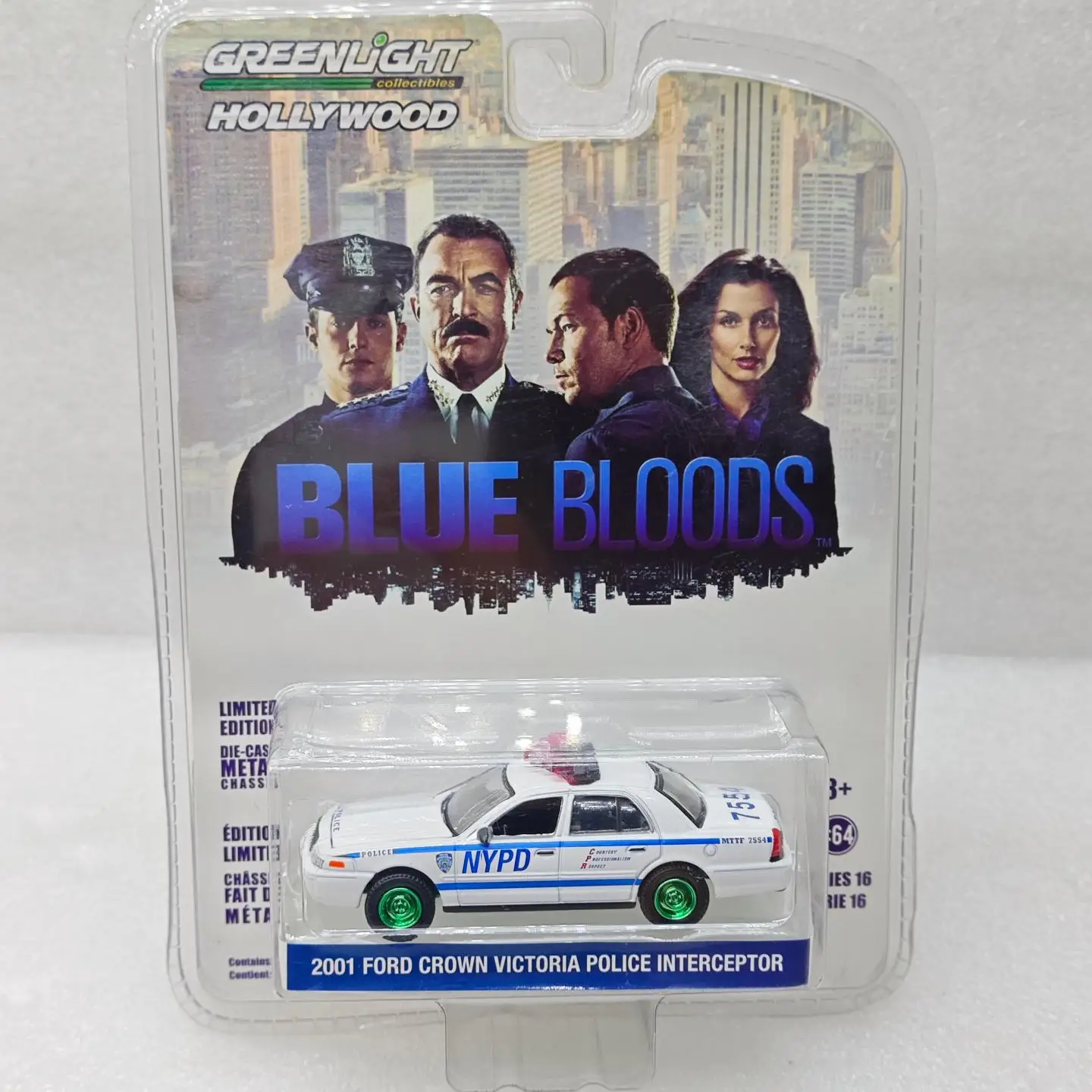 GreenLight 1:64 Crown Victoria Interceptor Police Car Simulation alloy ...