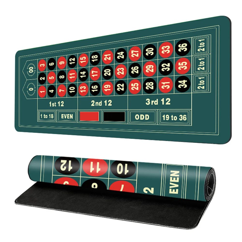 2025 Party Roulette Rubber Game Table Mat Party Card Game Table Mat ...