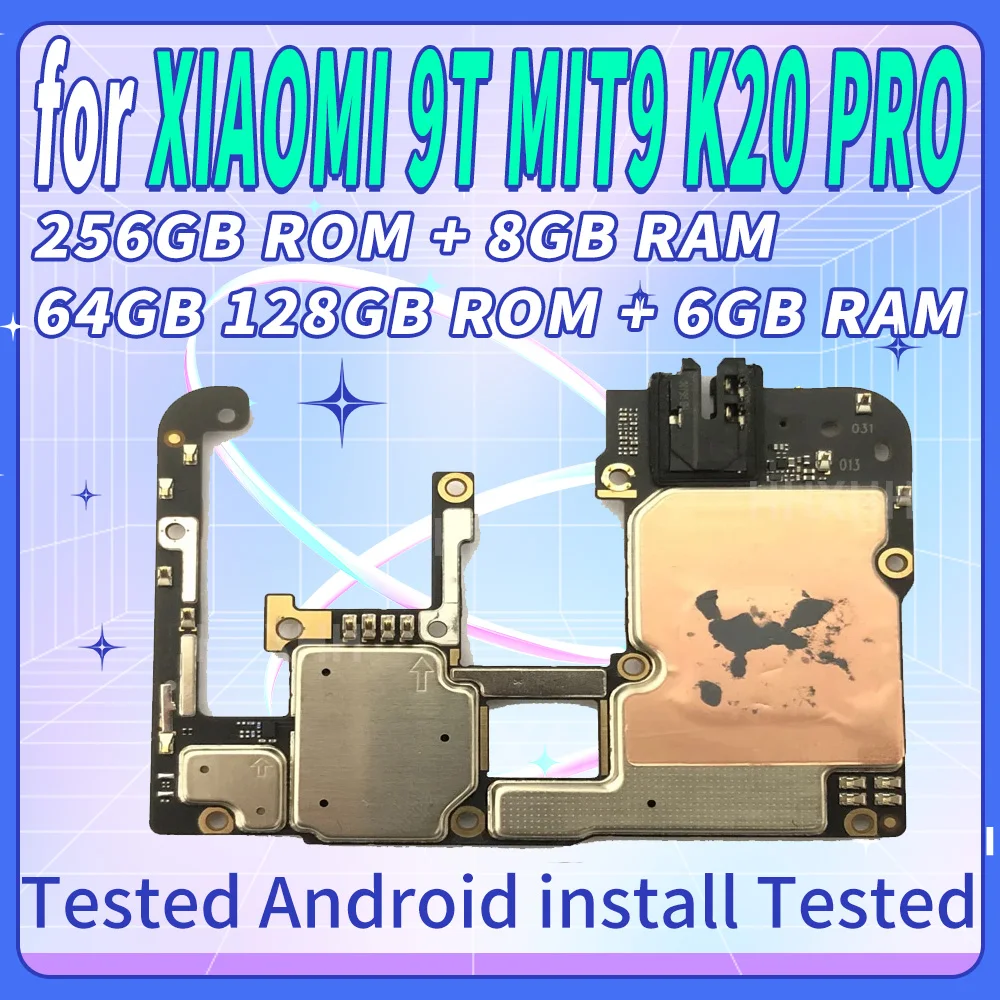 New Full Working Unlocked Main Mobile Board Mainboard For Xiaomi 9t ...