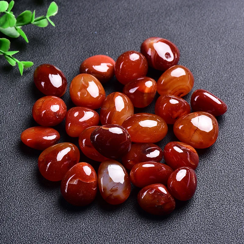 Natural Crystal Stone Red Agate Stone Polished Original Stone Random ...