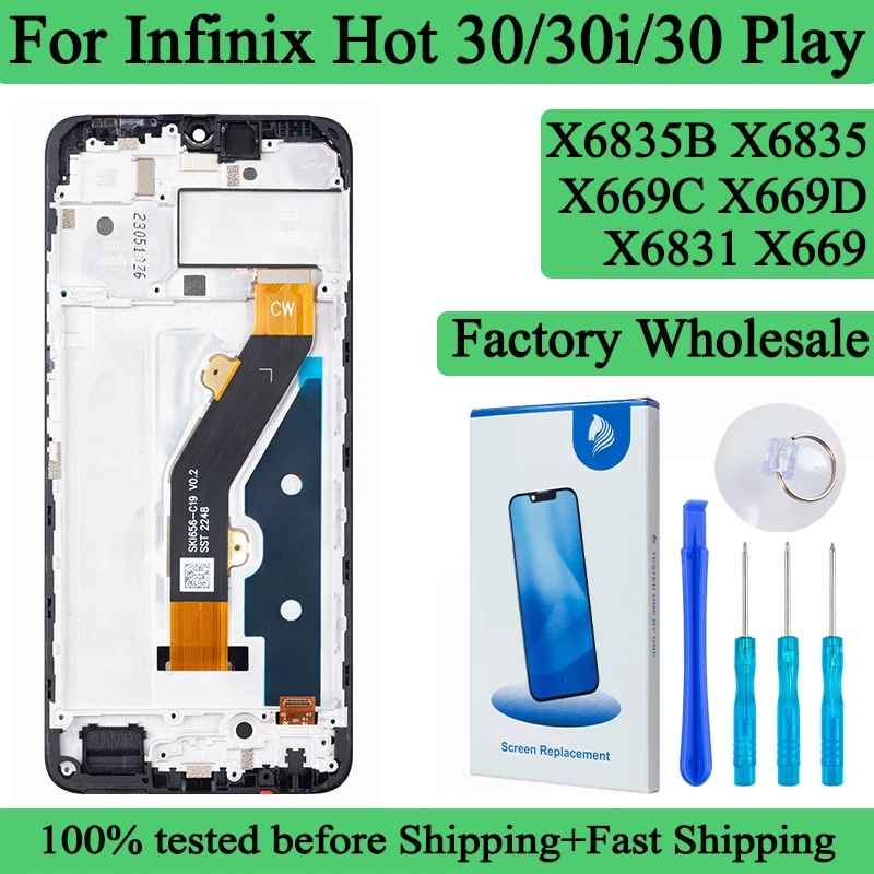 X6831-X669D-X6835B-Premium-Lcd-For-Infinix-Hot-30-Display-Hot-30i-Touch ...