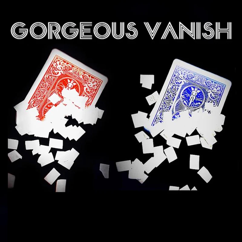 Gorgeous Vanish Magic Tricks Playing Card Vanishes to Snowflakes Appearing Card Change Magia ...