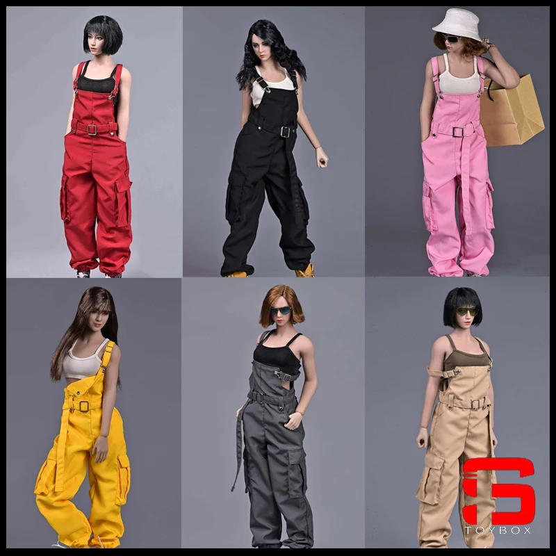 CHILI TOYS CL005 1/6 Female Rompers Camisole Set Vest Bib Pants Clothes ...
