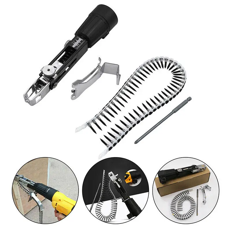 Automatic-Chain-Nail-Gun-Adapter-Screw-Gun-for-Electric-Drill ...
