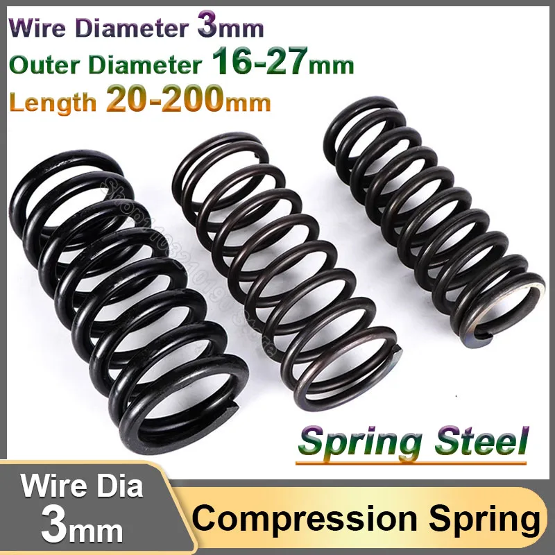 3mm-Compression-Spring-Cylidrical-Coil-Rotor-Return-Compressed-Springs ...