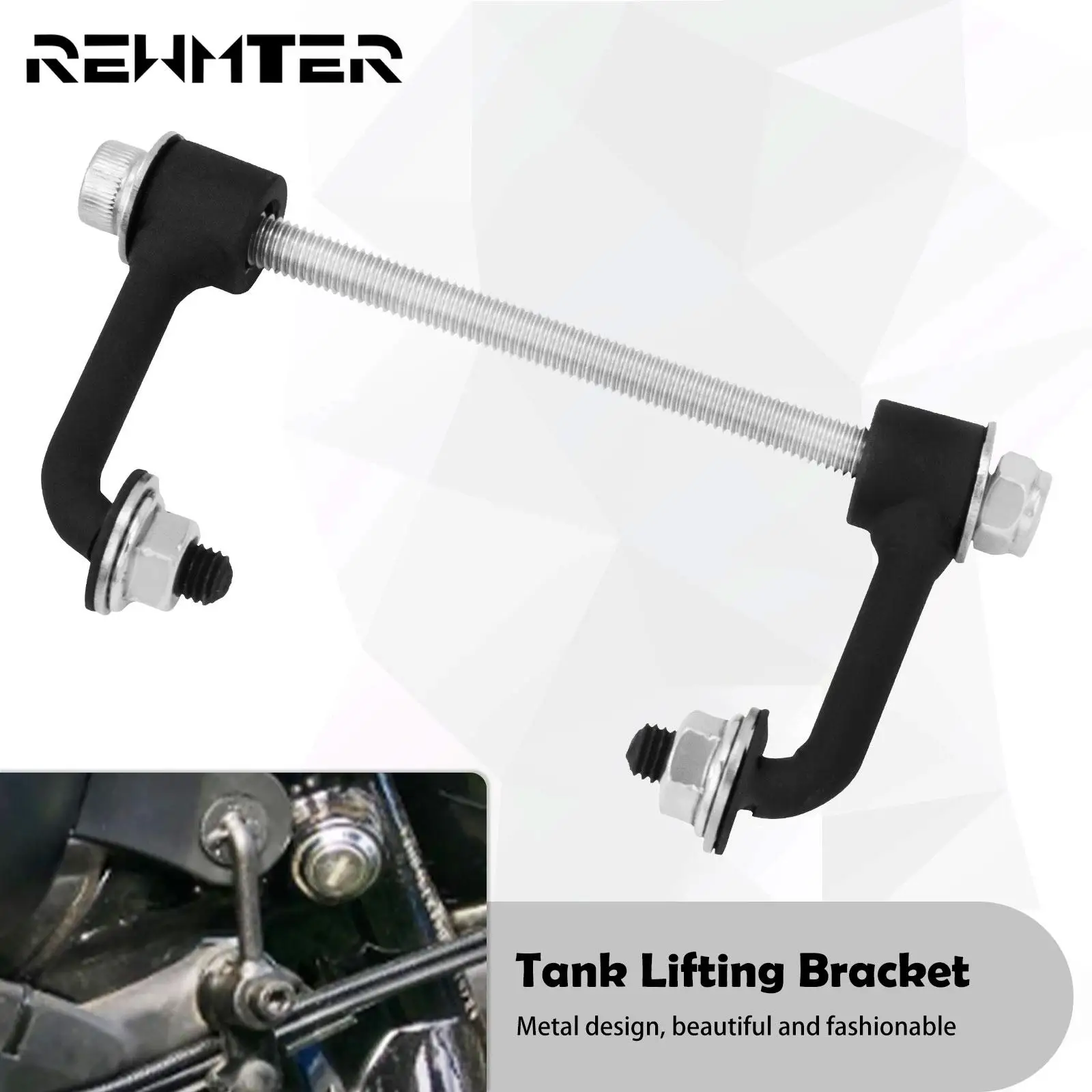 Motorcycle Black 2" Gas Tank Lift Risers Kit Billet For Harley ...