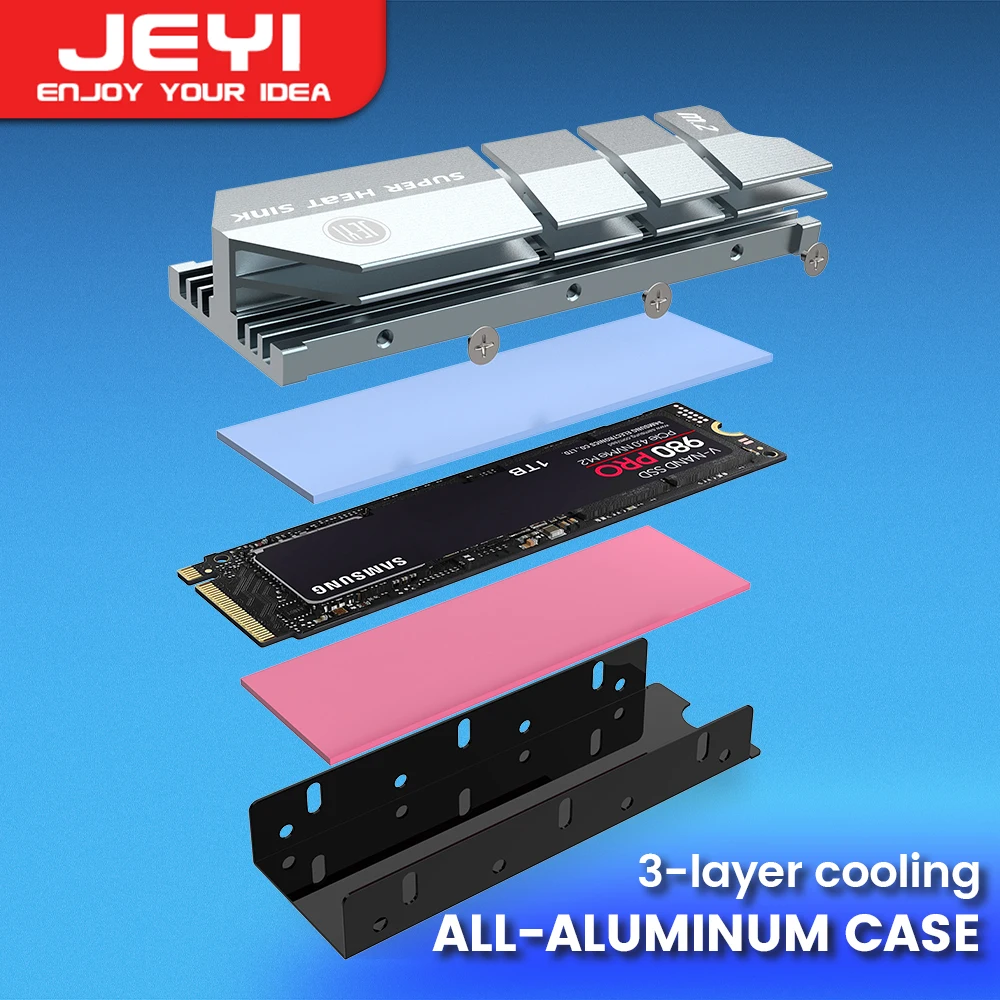 JEYI-SSD-Cooling-M-2-Heatsink-NVME-Heat-sink-NGFF-M-2-2280-Aluminum ...