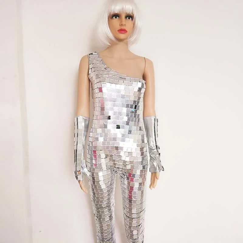 Silver-Mirror-Stage-Costume-Sexy-Gogo-Dancer-Clothing-Festival-Party ...