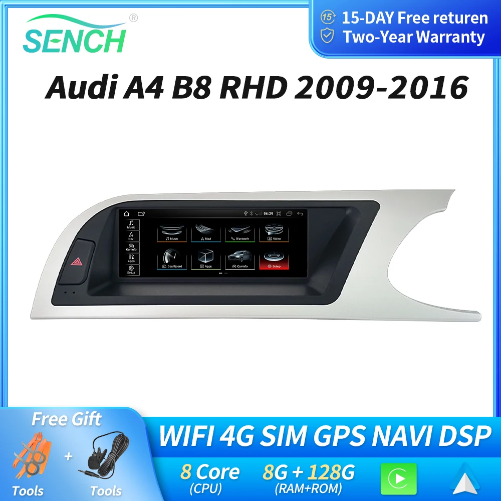 RHD-8-8-Android-12-Car-Radio-Stereo-For-Audi-A4-B8-2009-2016-WIFI ...