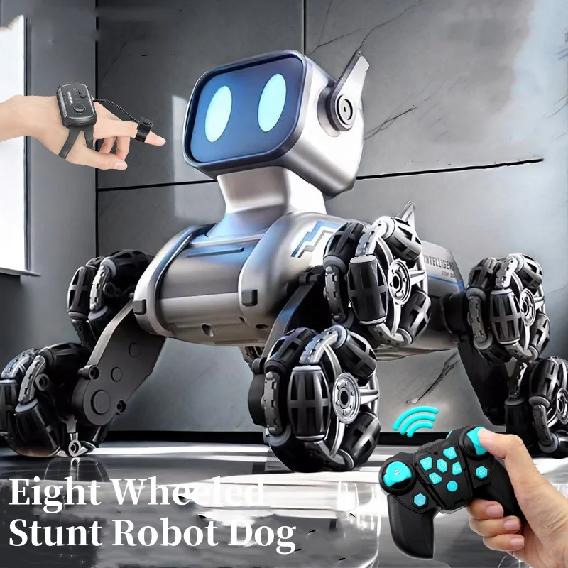 Perro-mec-nico-remoto-acrob-tico-ocho-ruedas-elegante-deriva-Control-el ...