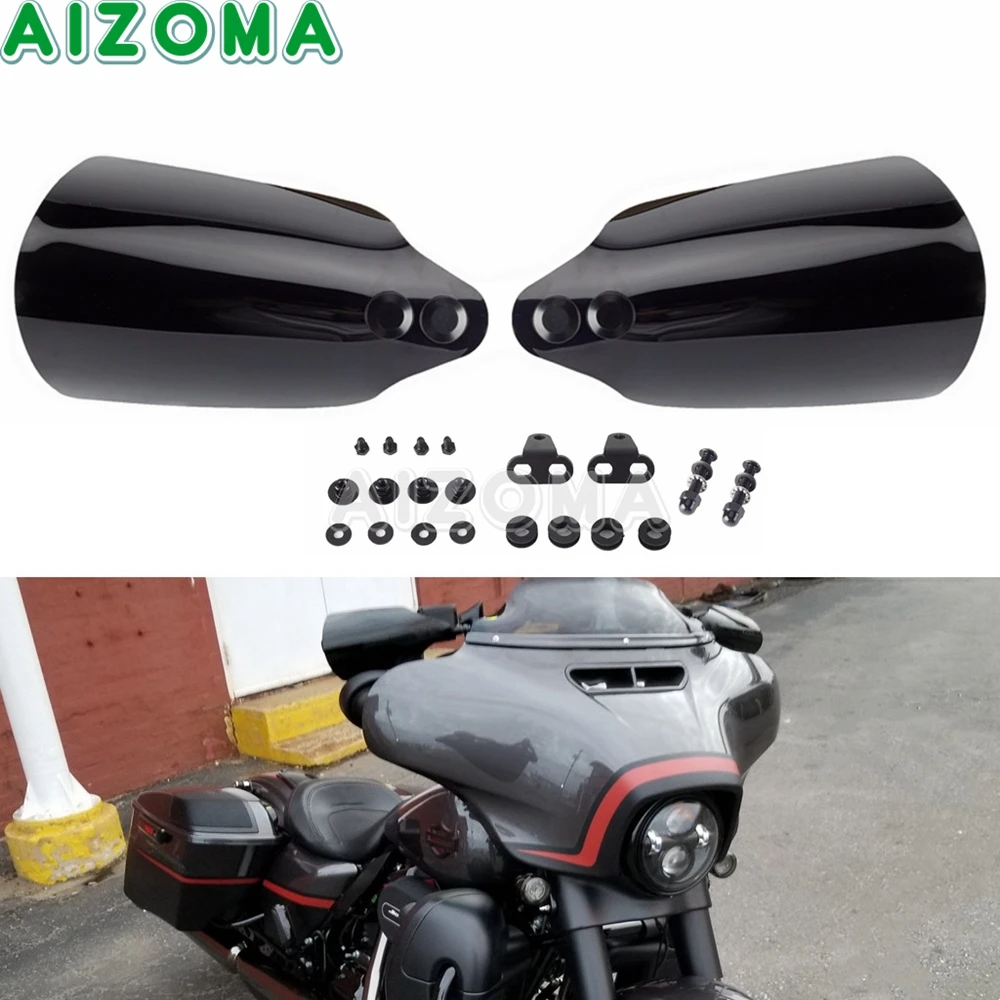 For Harley Touring Handguar Handlebar Hand Guard Fit 2019-2020 Electra Glide Flht Flhtp 2014 ...