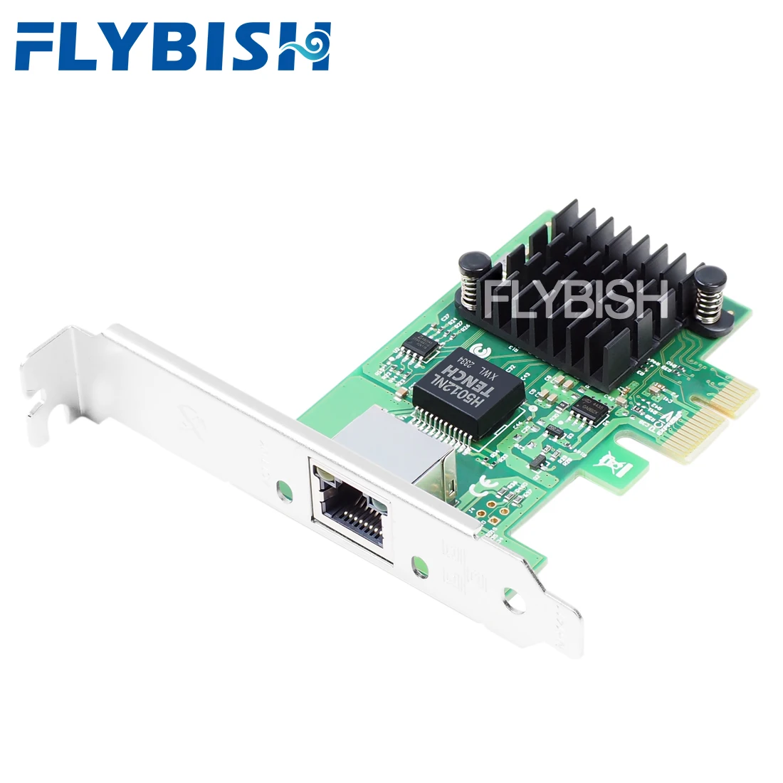 FLYBISH-I225-T1-PCIe-x1-2-5G-single-port-network-card-2500M-1-Port-Lan ...