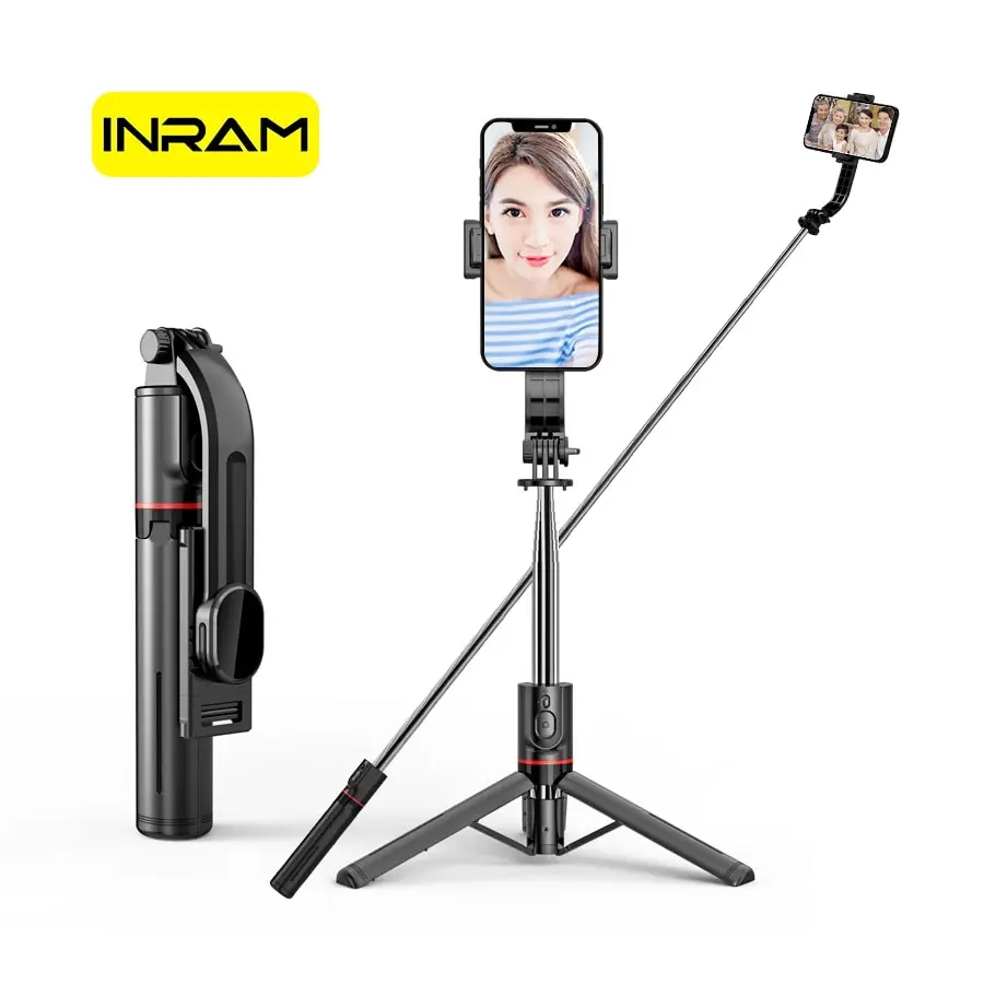 INRAM-L13-arc-en-ciel-Version-Sans-Fil-Bluetooth-Selfie-Stick-Pliable ...