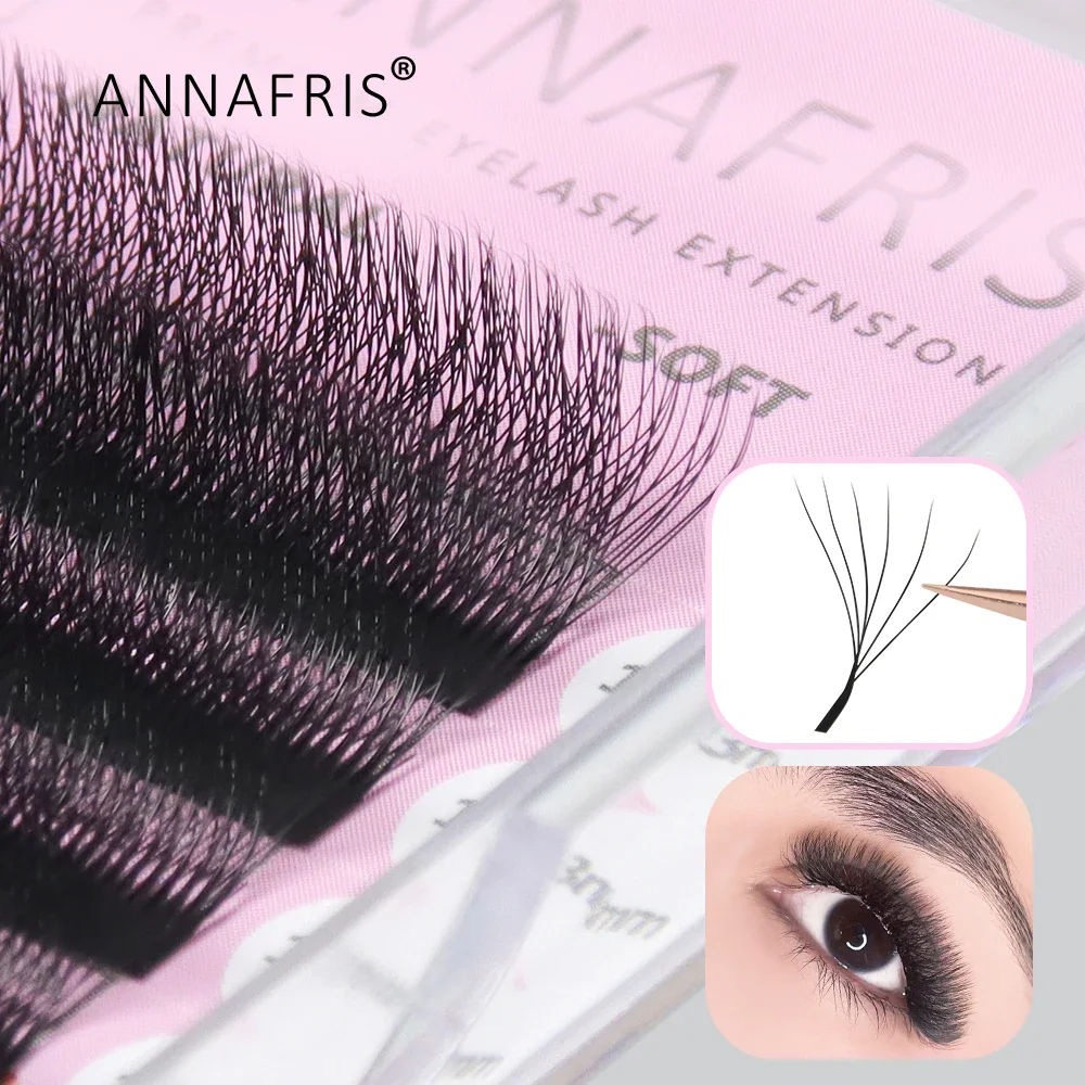 ANNAFRIS-W-Shape-6D-Volume-Eyelash-Extension-False-Mink-Soft-Natural ...